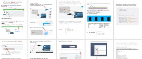 1.Using Tinkercad : Create and program with Arduino - Traffic Light and Knight Rider strobe ...