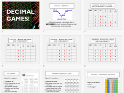 Comparing Decimals - powerpoint, games and worksheets | Teaching Resources