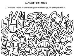 Alphabet Dictation | Teaching Resources