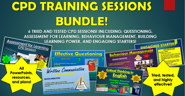 CPD Training Sessions Bundle! | Teaching Resources