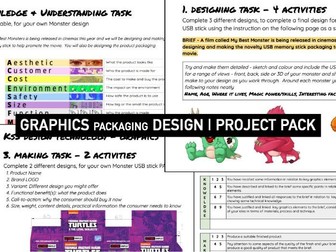 GRAPHIC DESIGN | Booklet BUNDLE | KS3 DT | Teaching Resources
