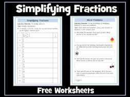 Simplifying Fractions | Teaching Resources