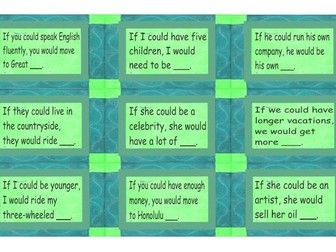 Conditional Sentences Type 2 6 English Legal Text Game Bundle ...