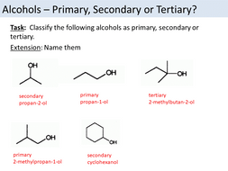 Properties of Alcohols AS Chemistry OCR | Teaching Resources