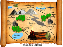 ESL Pirate Treasure Map | Teaching Resources