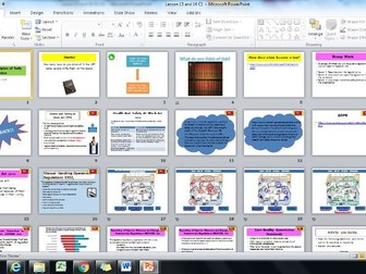 BTEC L3 HSC Unit 7 Principles of safe practice (lessons for entire unit ...