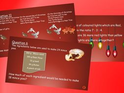 Christmas Maths Quiz | Teaching Resources