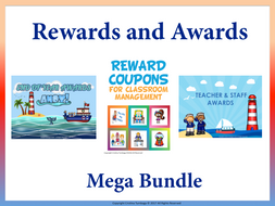Rewards and Awards Mega Bundle by kitcelcorner | Teaching Resources