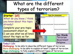 Terrorism | Teaching Resources