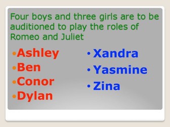 Using the Product Rule for Counting Resources | Tes