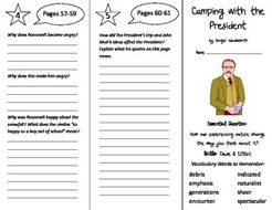 Camping with the President Trifold - Wonders 5th Grade Unit 1 Week 3 ...