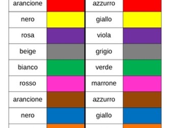 Colori e Forme (Colors and Shapes in Italian) Bundle | Teaching Resources