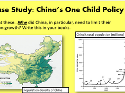 Population Control - China's One Child Policy | Teaching Resources