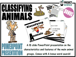 Classifying Animals PowerPoint Presentation by PROJECT_science ...
