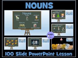 Nouns PowerPoint Lesson | Teaching Resources