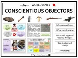 Conscientious Objectors in World War 1 | Teaching Resources