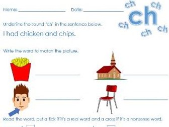 Phonics Phase 3 Worksheet Pack | Teaching Resources