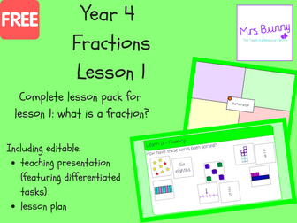 Year 4 Fractions Unit Pack | Teaching Resources