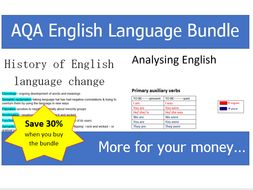 English Language AQA A Level | Teaching Resources
