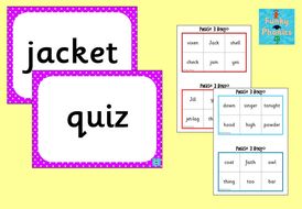 Phonics Phase 3 Whole Class Bingo | Teaching Resources