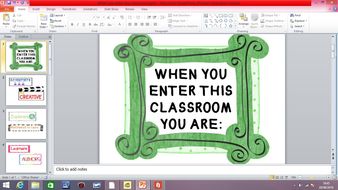 Back to School- When You Enter This Classroom Display | Teaching Resources