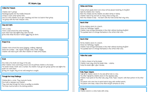 PE Warm Ups and Cool Downs (KS2) | Teaching Resources