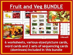Food Tech ESL Fruits Vegetables Home Learning | Teaching Resources