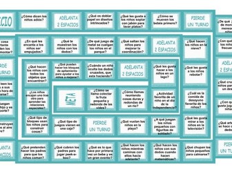 Childhood Activities Spanish 4 Worksheet-2 Game-1 Exam Bundle ...