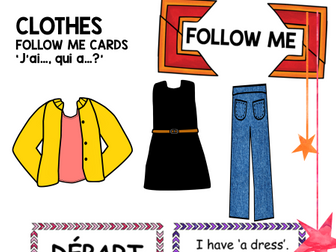 French Bundle Les Vêtements Clothes | Teaching Resources