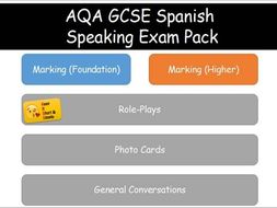 GCSE Spanish Speaking Exam Pack | Teaching Resources