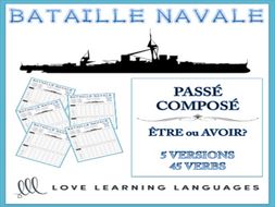 GCSE FRENCH: Bataille Navale - Passé Composé - Être ou Avoir ...