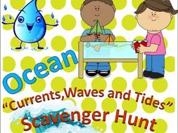 Ocean Currents, Waves and Tides Scavenger Hunt | Teaching Resources