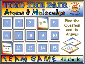 7 Games on Atoms, Molecules, Elements, Compounds, Symbols, Formulae and ...