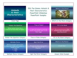 Animals-Characteristics PowerPoint Slideshow | Teaching Resources