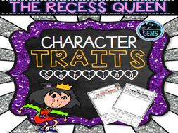 The Recess Queen Character Trait Sorts | Teaching Resources