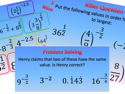 Fractional Indices | Teaching Resources