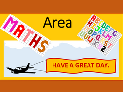 Area of Letters PowerPoint | Teaching Resources