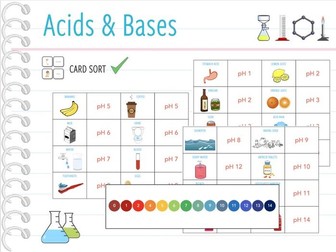 Acids and Bases - 4x Games and Activities (KS3/4) | Teaching Resources
