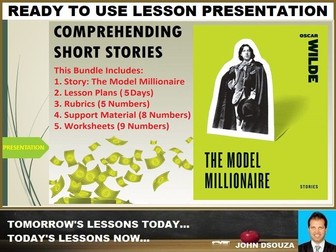 THE MODEL MILLIONAIRE - READING PROSE: BLOOM'S TAXONOMY BASED RESOURCES ...