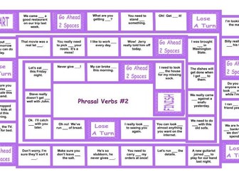 Phrasal Verbs #2 6 English Legal Text Game Bundle | Teaching Resources