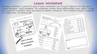 PRIMARY FRENCH LESSON (KS2/3): Colours, saying what colour you like and ...