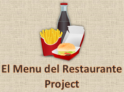 Performance Task Spanish Menu Project Spanish Food La Comida | Teaching ...