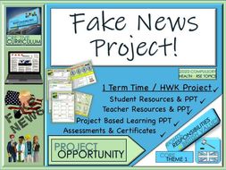 Fake News - Newspaper Project by cre8tivecurriculum | Teaching Resources