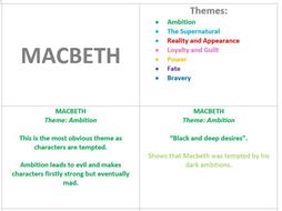 GCSE Macbeth: Theme Revision | Teaching Resources