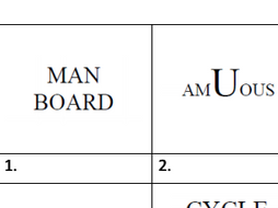 24 dingbat puzzles and answers | Teaching Resources