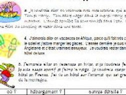 French reading comprehension about holidays | Teaching Resources