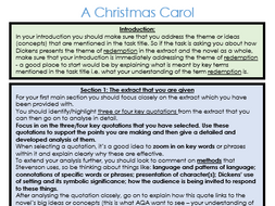 Structure strip: A Christmas Carol | Teaching Resources