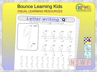 Letter & Number writing practice (NSW Foundation) by BounceLearningKids ...