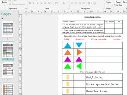 Year 1 - Describing Turns - White Rose | Teaching Resources