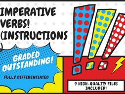 Imperative Verbs (Cooking)- Instructions | Teaching Resources